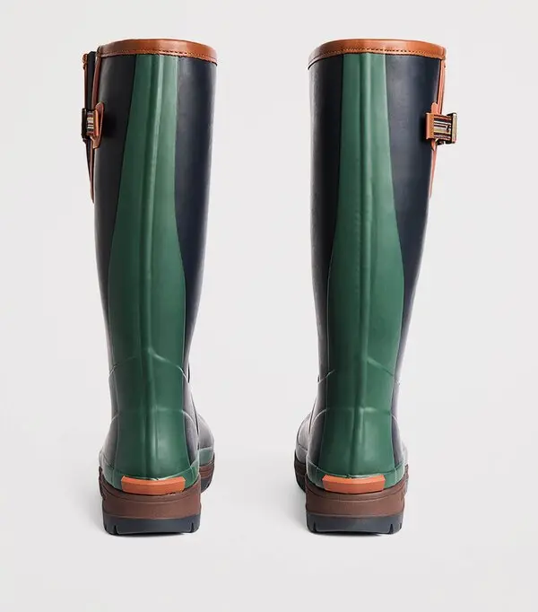Barbour X Paul Smith Tall Wellington Boots