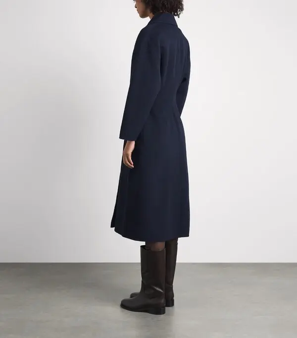 Maje Wool Longline Pea Coat