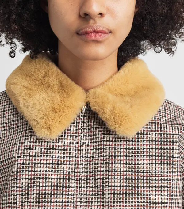 Sandro Faux-fur-lined Bomber Jacket