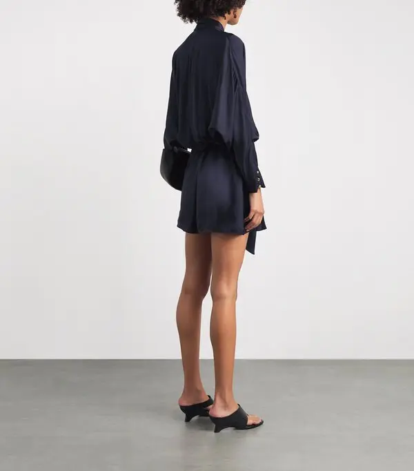 Maje Satin Mini Dress