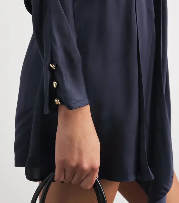 Maje Satin Mini Dress