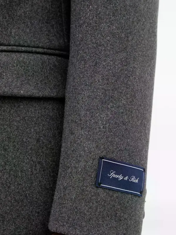 Sporty & Rich Notched-lapels Single-breasted Coat