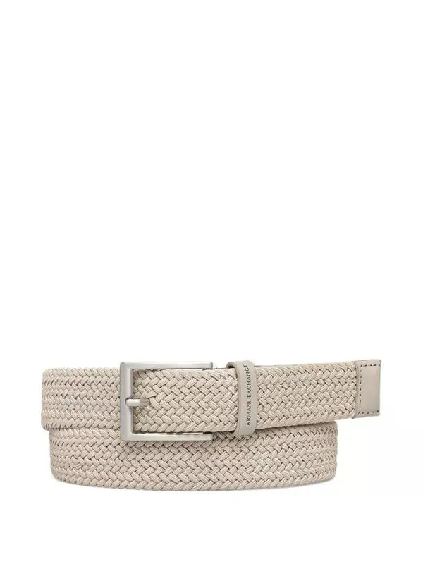 Armani Exchange Braided Buckle Belt