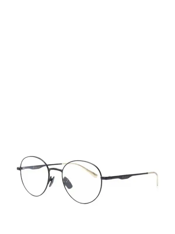Gucci Round Frame Glasses - Black