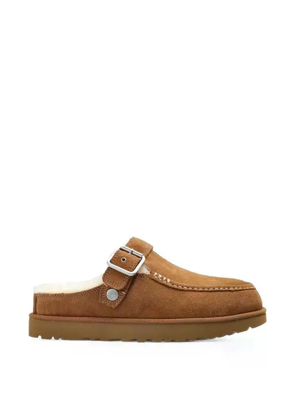 UGG Goldenstar Evelina Clog Suede Slippers