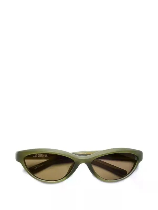 Jacquemus The Curvo Cat-eye Sunglasses - Green