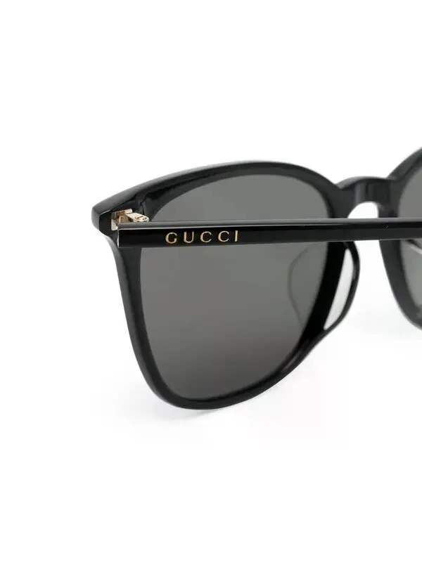 Gucci Logo Square Tinted Sunglasses