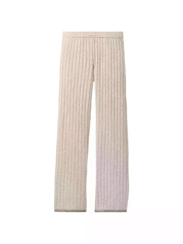 UGG Rylynn Cable-knit Trousers - Neutrals