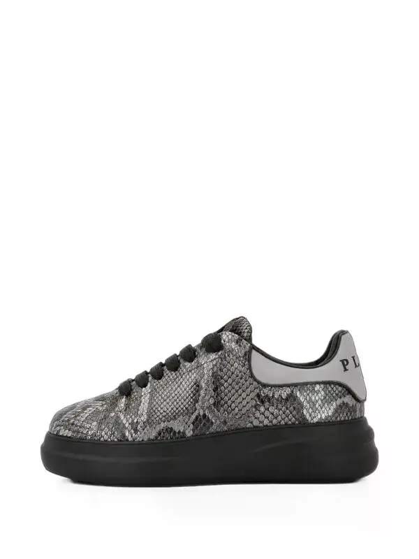 Philipp Plein Low Top Sneakers Roccia Python Print