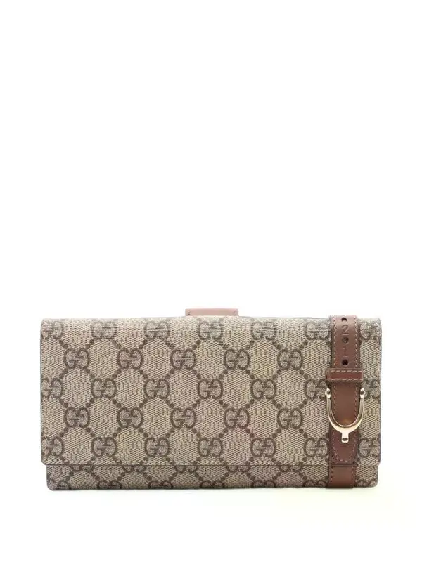 Gucci 2010s Gg Supreme Bi-fold Wallet