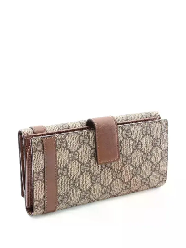 Gucci 2010s Gg Supreme Bi-fold Wallet