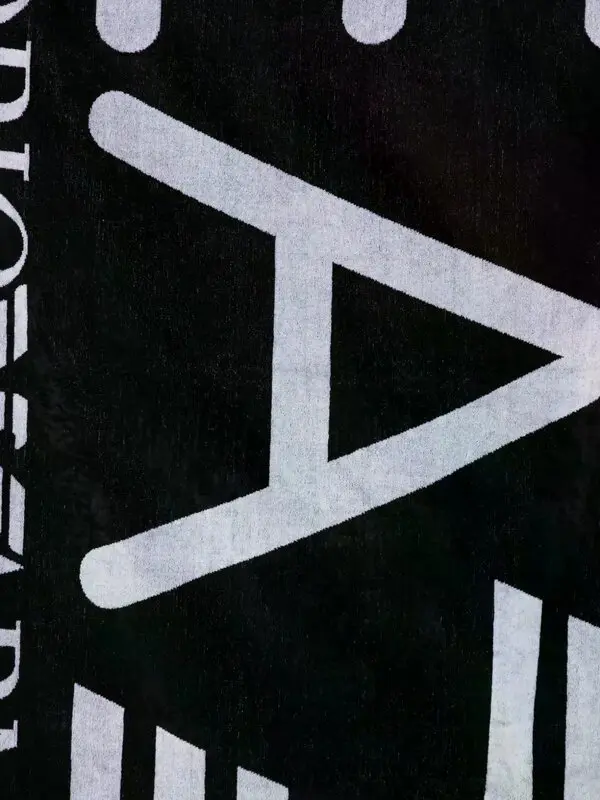 Emporio Armani Intarsia-logo Beach Towel