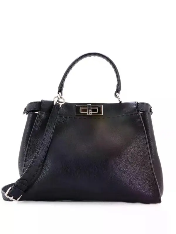 Fendi Selleria Peekaboo Bag Leather Medium Satchel