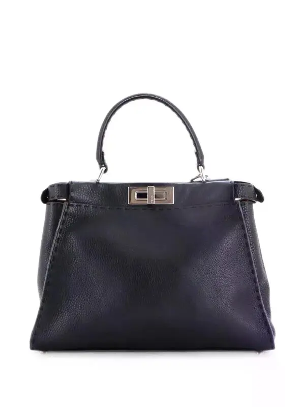Fendi Selleria Peekaboo Bag Leather Medium Satchel