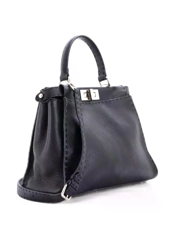 Fendi Selleria Peekaboo Bag Leather Medium Satchel