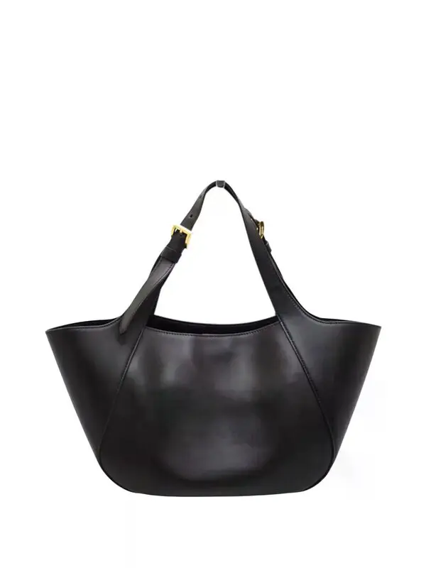 Prada 2013-2026 Medium Leather Tote Bag - Black
