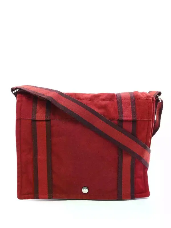 Hermès 1990-2010 Canvas Fourre Tout Besace Pm Crossbody Bag