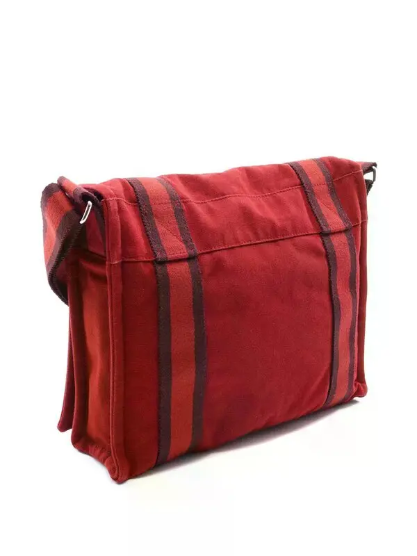 Hermès 1990-2010 Canvas Fourre Tout Besace Pm Crossbody Bag
