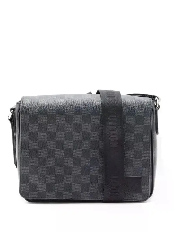 LOUIS VUITTON 2021-2026 Damier Graphite District Pm Crossbody Bag