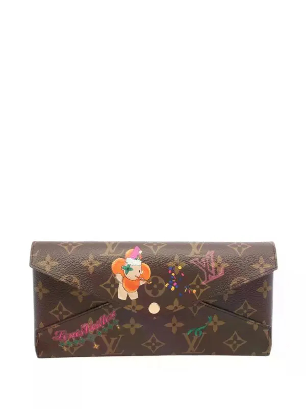 LOUIS VUITTON Kirigami Vivienne Frozen Orchid Clutch Bag - Brown