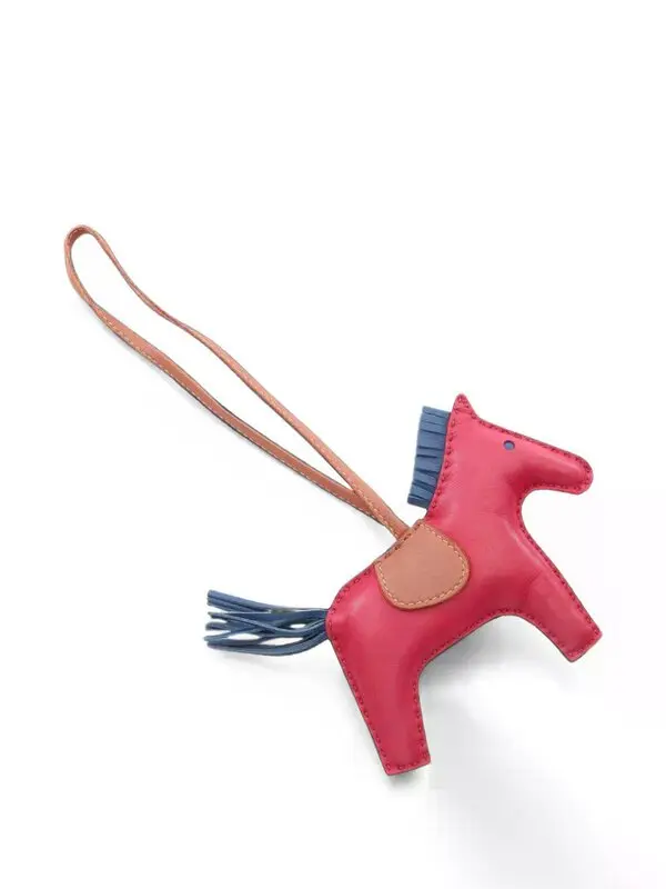 Hermès 2000s Rodeo Mm Bag Charm - Red