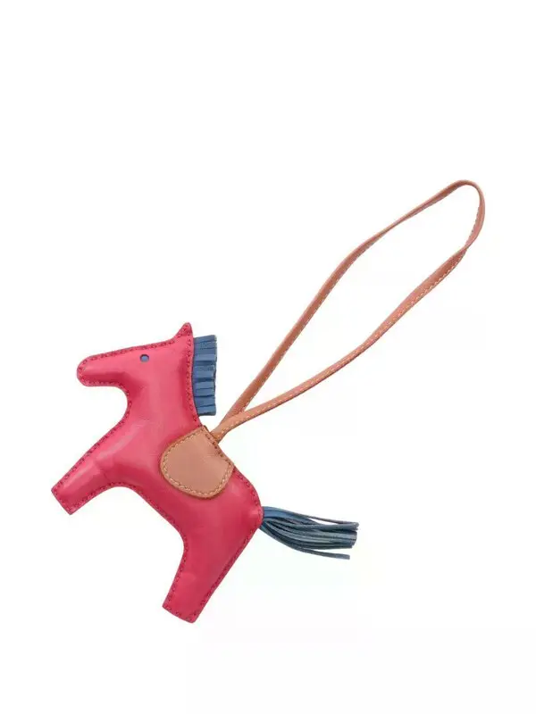 Hermès 2000s Rodeo Mm Bag Charm - Red