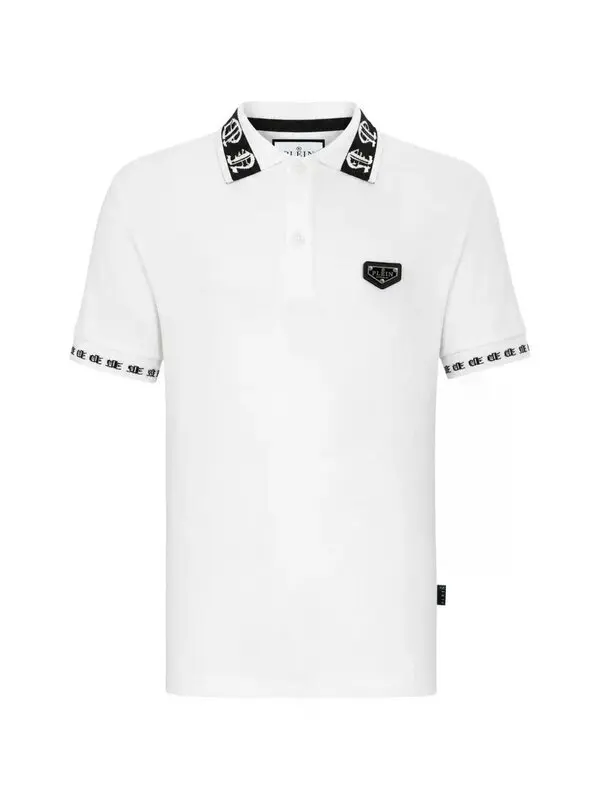 Philipp Plein Gothic Logo-print Polo Shirt