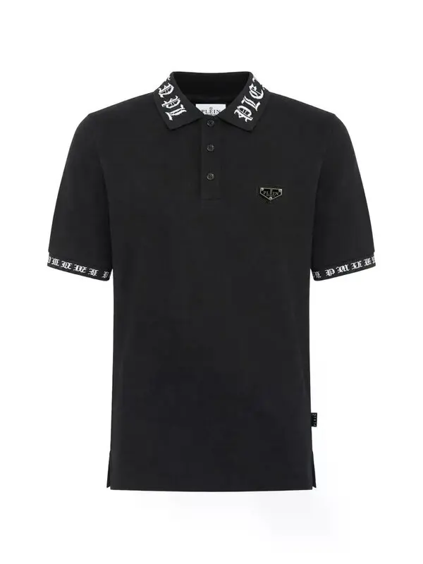 Philipp Plein Polo T-shirt Gothic - Black