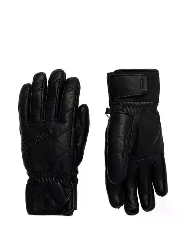 SPORTALM Katlen Logo-embossed Quilted Gloves - Black