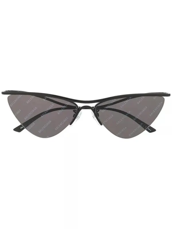 Balenciaga Curve Cat Eye-frame Sunglasses - Black