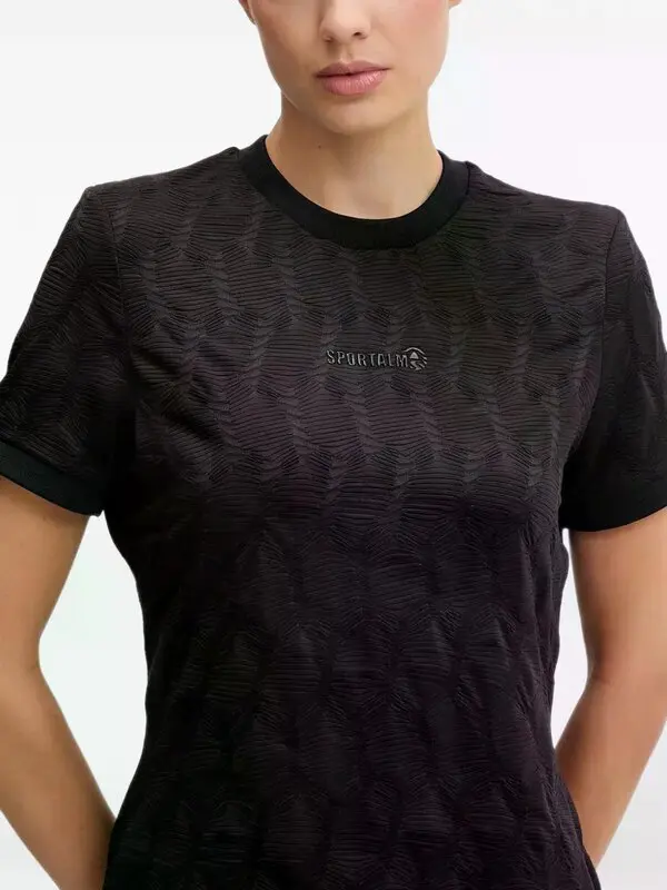 SPORTALM Textured Logo-plaque T-shirt