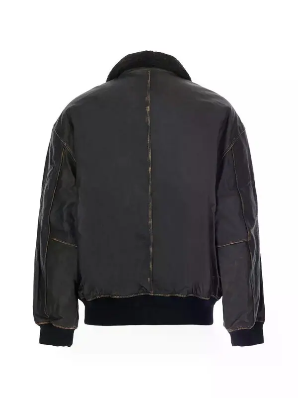 DUNST Brushed-finish Leather Coat