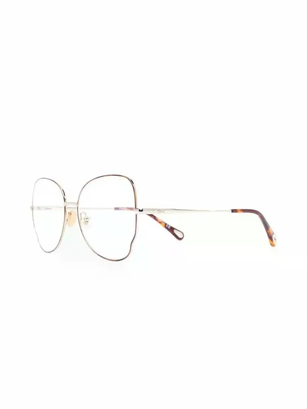 Chloé Cat-eye Glasses Frames - Gold