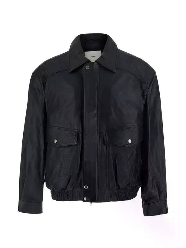 DUNST Panelled Leather Jacket