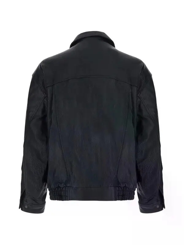 DUNST Panelled Leather Jacket