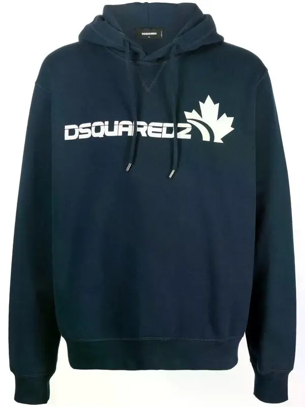 Dsquared2 Logo-print Long-sleeve Hoodie