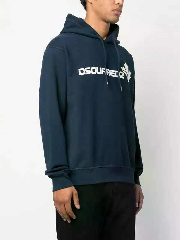 Dsquared2 Logo-print Long-sleeve Hoodie
