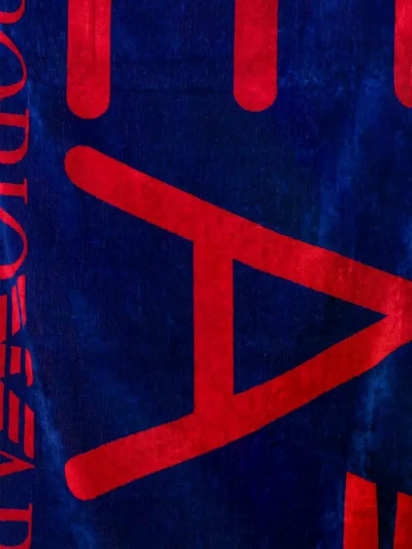 Emporio Armani Intarsia-logo Beach Towel