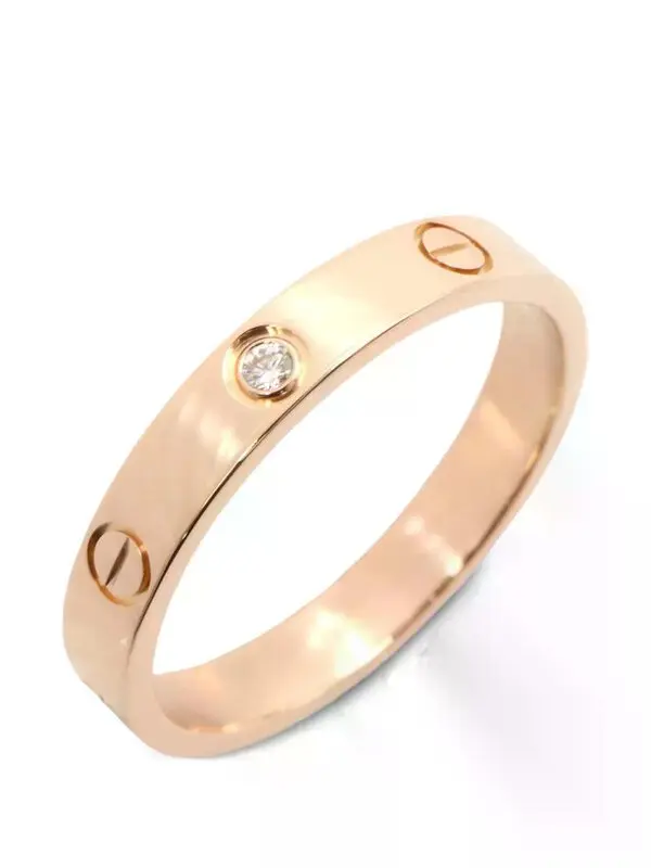 Cartier 2010s Love Diamond Ring - Gold