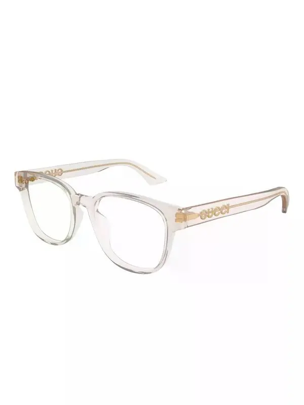 Gucci Rectangle Glasses - Neutrals