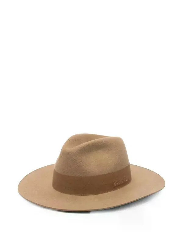 GOLDEN GOOSE Felt Ribbon Fedora Hat