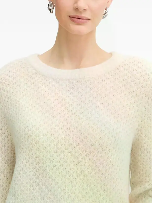 MORGAN Textured Crew-neck Sweater