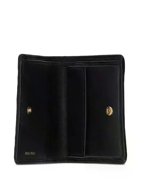 Miu Miu Small Matelassé Nappa Leather Wallet
