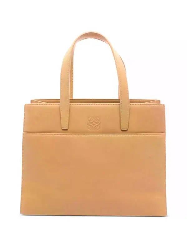 Loewe 2000s Anagram Leather Tote Bag