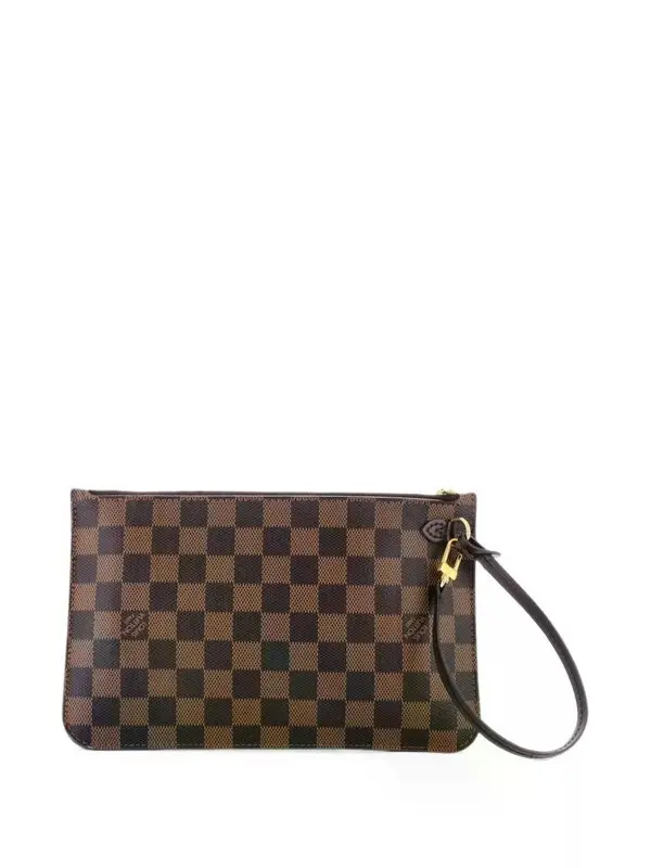 LOUIS VUITTON Neverfull Pochette Damier Large Pouch