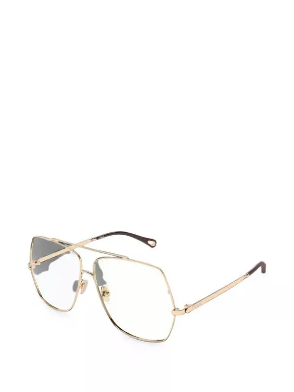 Chloé Aly Geometric-frame Glasses