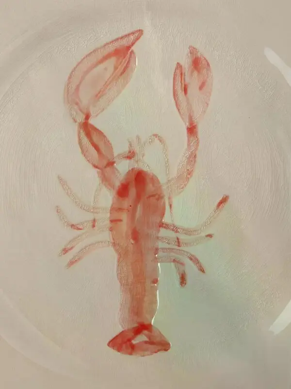 CHEHOMA Lobster-print Dinner Plate
