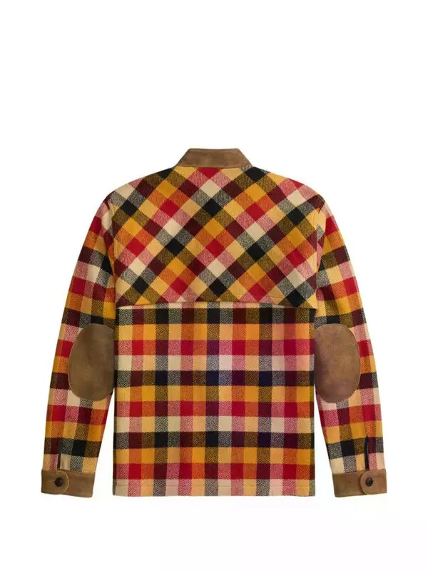 Ralph Lauren Plaid-wool Cat-patch Shirt Jacket