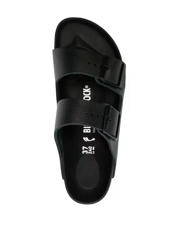 BIRKENSTOCK Arizona Leather Sandals - Black