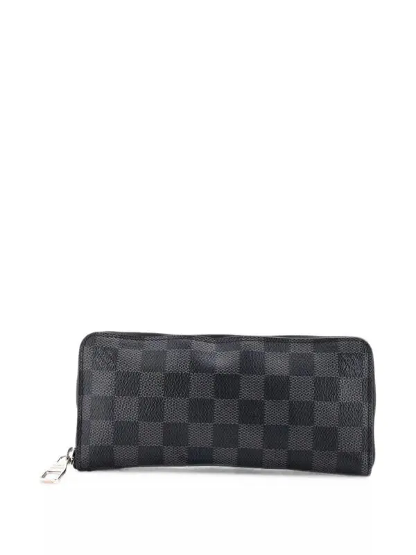 LOUIS VUITTON Zippy Wallet Damier Cobalt Vertical Small Wallets